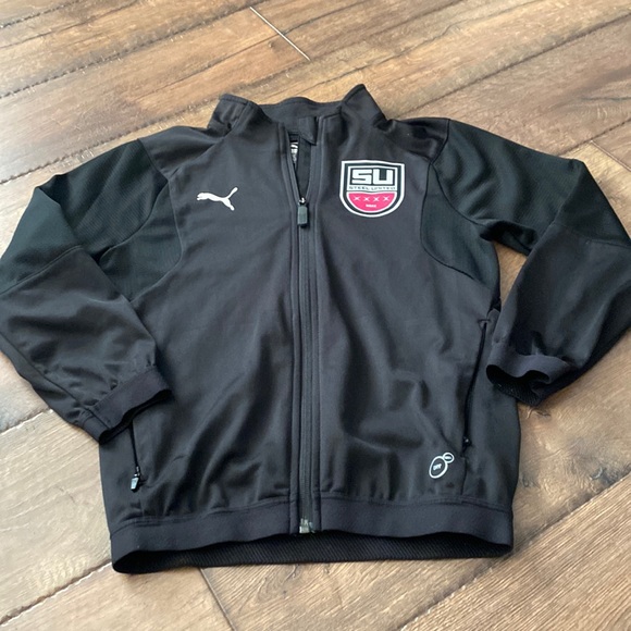 Puma | Jackets & Coats | Puma Steel United Soccer Club Zip Up | Poshmark